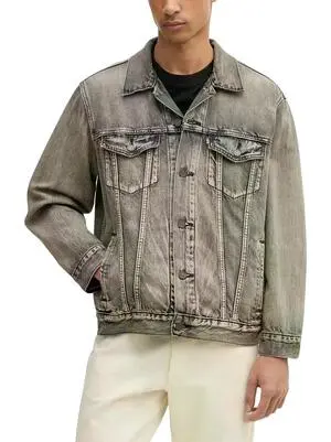 LEVI'S Faded-effect Denim Jacket - Grey
