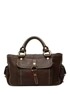 Celine 20th Century Leather Boogie Handbag - Brown