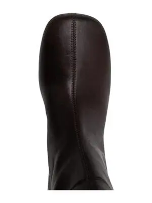 VAGABOND SHOEMAKERS Livia Square-toe Leather Boots Brown