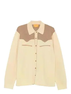 Guest In Residence Western-style Cashmere Shirt Neutrals