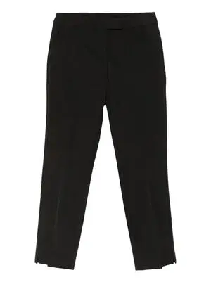 Imperial Side-slit Trousers - Black