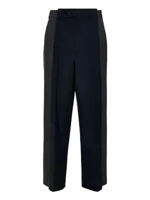 MAISON MARGIELA Two-tone Wool Trousers - Blue