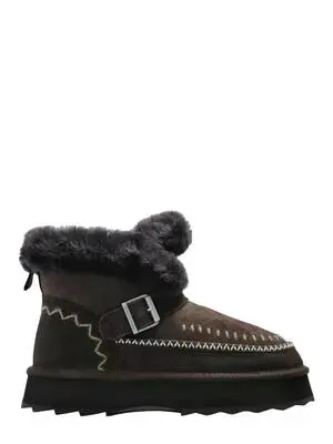 EMU AUSTRALIA Sunnie Shearling-trim Platform Boots - Brown