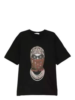 IH NOM UH NIT Mask Graphic-print T-shirt - Black