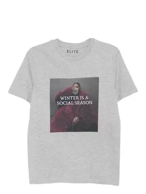 ELITE Graphic-print T-shirt - Grey