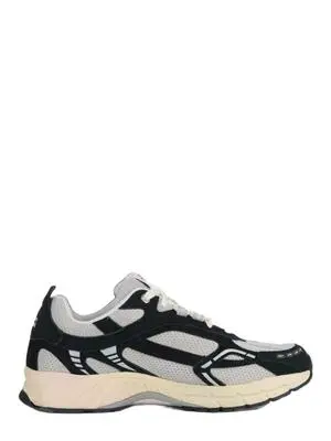 THEMERCER. The Re-run Panelled Mesh Sneakers - Black