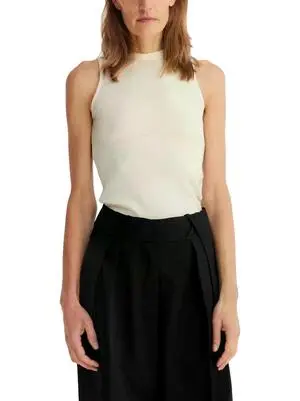 RÓHE Sleeveless Crew-neck Top