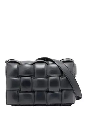 Bottega Veneta 2012-2026 Padded Cassette Crossbody Bag Black