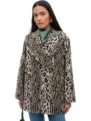 Rixo Joann Bohemia Leopard Regular - Brown