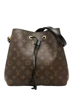 LOUIS VUITTON 2018 Monogram Neonoe Mm Bucket Bag - Brown