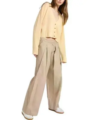 LE KASHA Rum Pleated Trousers