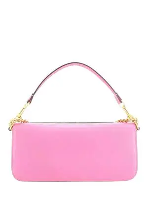 VALENTINO Vlogo Loco Flap Shoulder Bag Leather Medium Clutch Bag