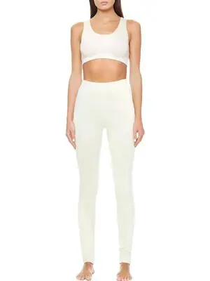 Eterne High-rise Jersey Leggings - Neutrals