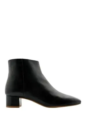 LOTTUSSE Goya Leather Ankle Boots - Black