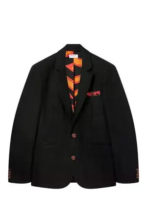 Emilio Pucci Oversized Cotton Blazer - Black