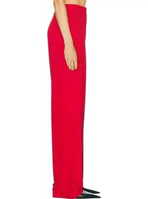 THE SEI Double-pleat Trousers - Red