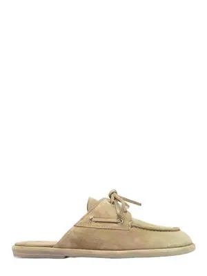 Officine Creative Love 106 Suede Lace-up Mules - Brown