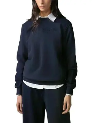 GAELLE PARIS Logo-detail Sweatshirt - Blue
