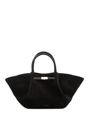 DEMELLIER Midi New York Suede Tote Bag Red