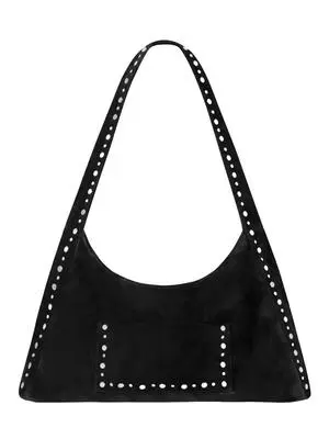 Gimaguas Maxi Franca Stud-embellished Shoulder Bag Blue