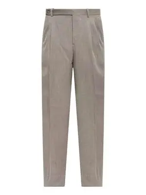 Brioni Pleated Wool Trousers - Grey