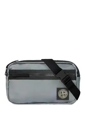 Stone Island 9200014 Coated Nylon-metal In Econyl® Belt Bag Grey