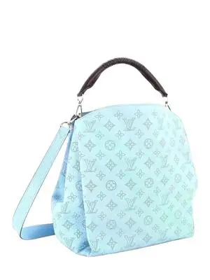 LOUIS VUITTON Babylone Handbag Mahina Leather Pm Hobo Bag - Blue