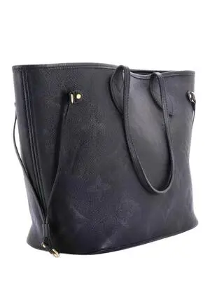 LOUIS VUITTON Neverfull Nm Monogram Empreinte Giant Mm Tote Bag - Black
