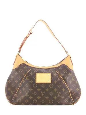 LOUIS VUITTON Thames Handbag Monogram Canvas Gm Hobo Bag - Brown