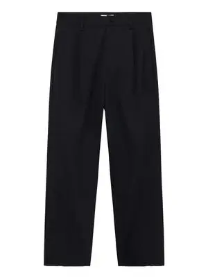Simkhai Wilson Wide-leg Pleated Trousers - Black