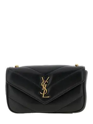 Saint Laurent Loulou' Mini Crossbody Bag - Black