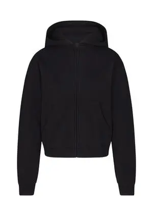 SKIMS Long Sleeve Sweatshirt - Black