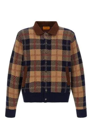 Guest In Residence Tartan Bomber Jacket - Multicolor