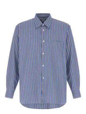 Comme Des Garçons Striped Cotton Shirt - No