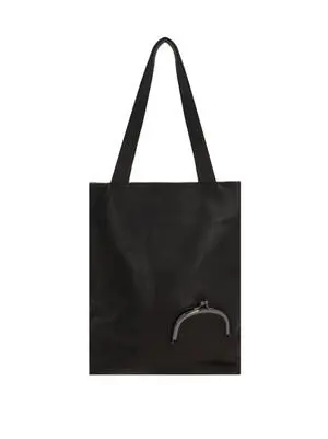 Yohji Yamamoto Clasp Tote S - Black