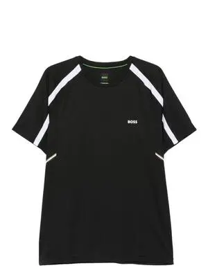 HUGO BOSS Logo-print Panelled T-shirt