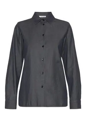 MAX MARA Max Mara Logo Embroidered Classic Shirt