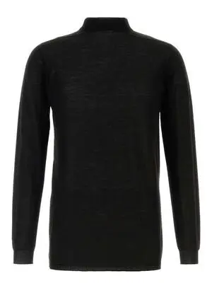Rick Owens Long Sleeve Turtleneck Jumper - Black