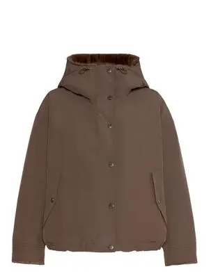 Max Mara Wkdzanna Reversible Hooded Jacket - Brown