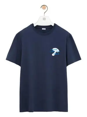 Loewe Cosima Von Bonin Logo T-shirt - Navy Blue
