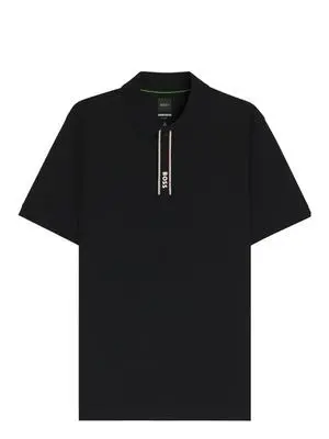 Hugo Boss Cotton Polo Shirt - Black