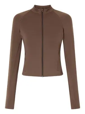 SKIMS X Nike Collaboration Sports Jacket - Brown