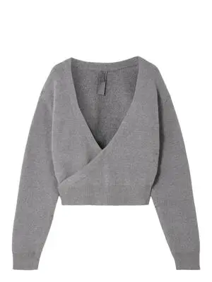 SKIMS Wrap Sweater - Gray