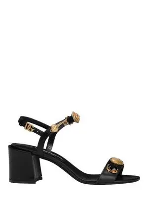 Dolce & Gabbana 60mm Block-heel Embellished Sandals - Black