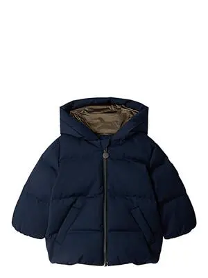 Bonpoint Quilted Hooded Jacket - Navy