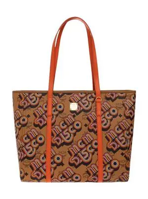 Mcm Patterned Handbag - Brown