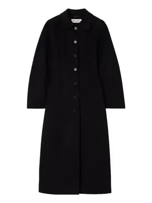 RÓHE Long-sleeved Single-breasted Coat - Black