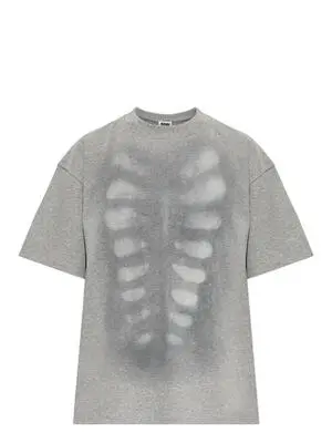 AVAVAV Crewneck Oversized T-shirt - Grey
