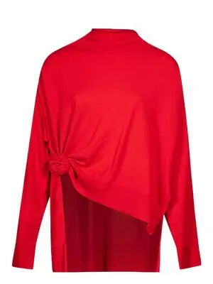 Magda Butrym Long Sleeve Sweater - Red
