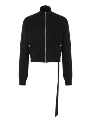 Rick Owens Zip-up Sweatshirt - Black